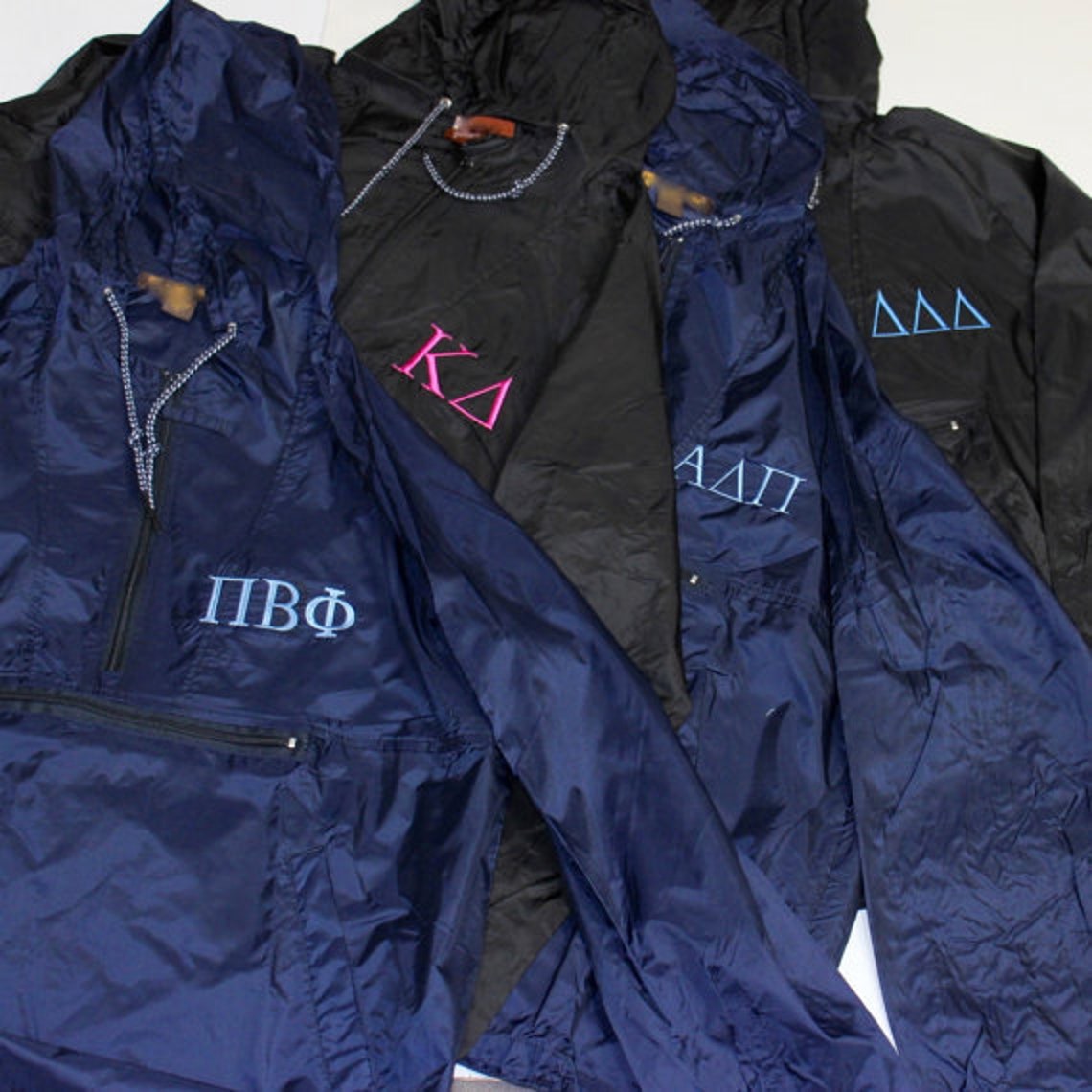 Sorority Rain Jacket - Greek Windbreaker - Etsy