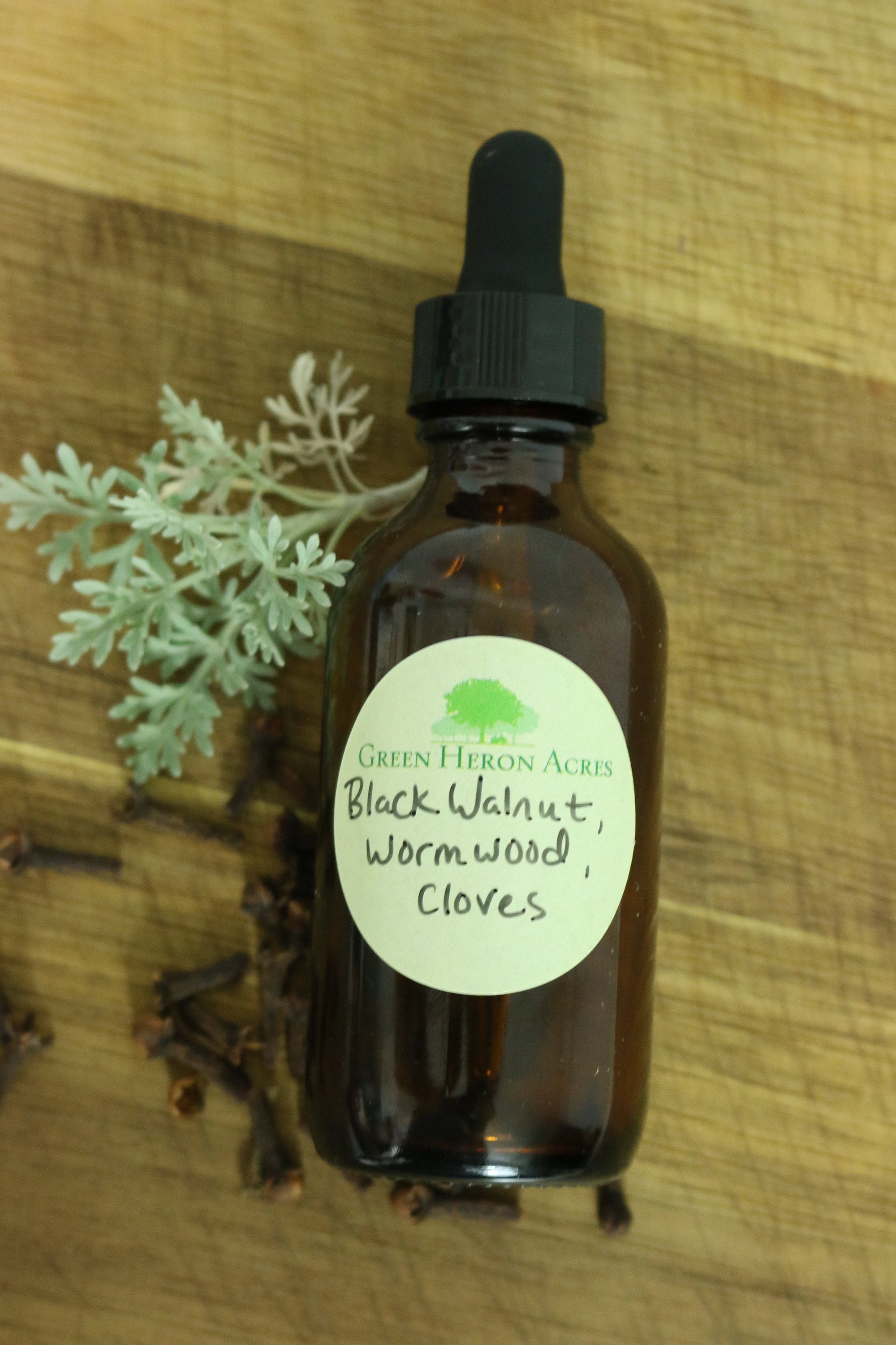 Black Walnut Wormwood Cloves Complex- 2 Oz - Tincture Blend in Alcohol ...