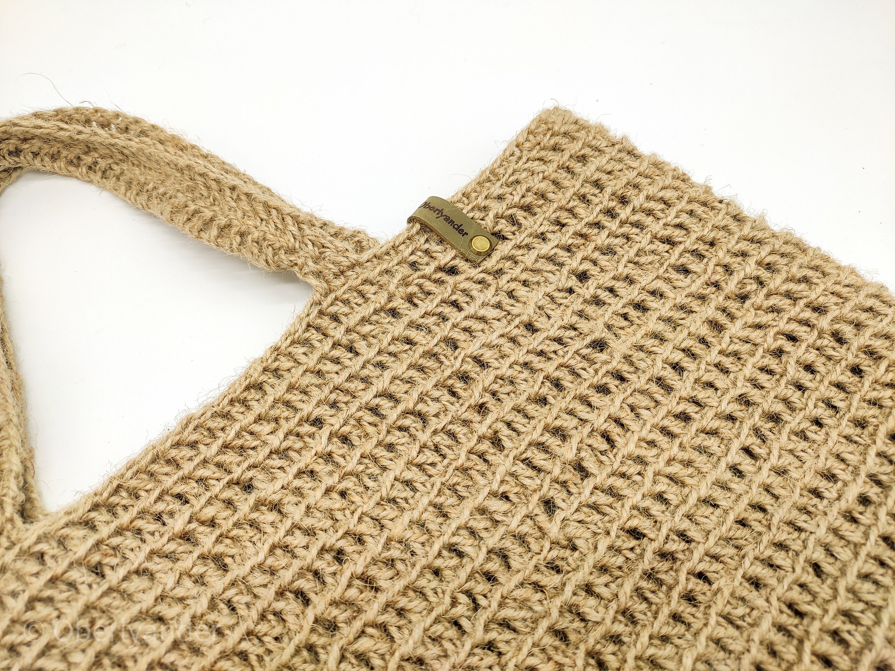 Jute Bag, Shopper Tote, Eco Bag, Handmade Jute Shopper, Net Bag, Tote ...