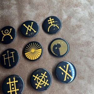 GVF Symbols Tribute Buttons 1.50inch Tbagg Greta Van Fleet Tribute - Etsy