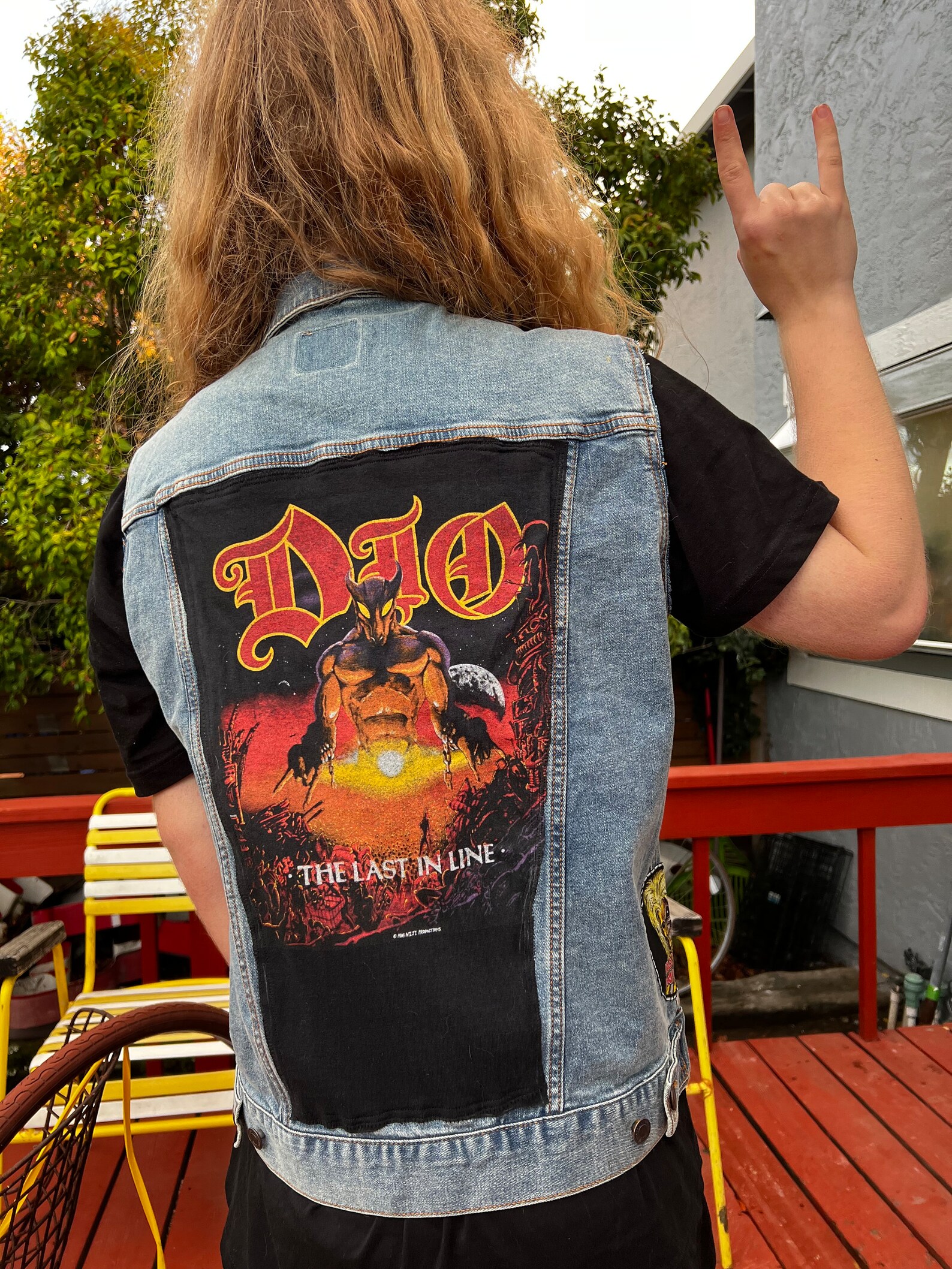 1980s Style Rock N Roll Metalhead Starter Vest Battle Jacket - Etsy