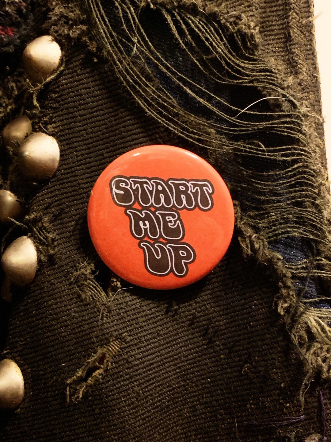 Start Me up Tribute Button 1.50inch - Etsy