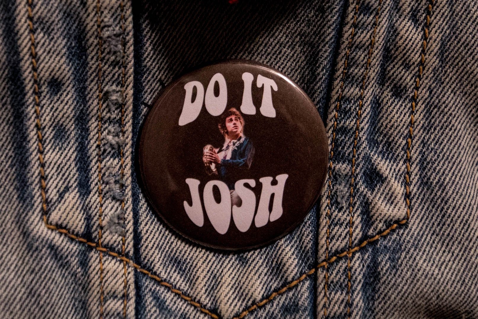 Do it Josh 2.25inch tribute button gvf | Etsy