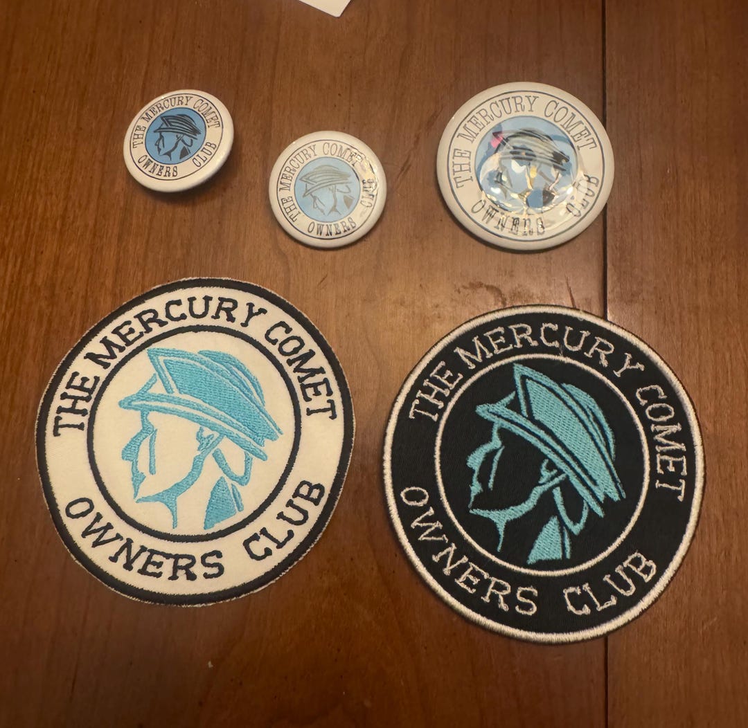 The Mercury Comet Club Button or Patches - Etsy