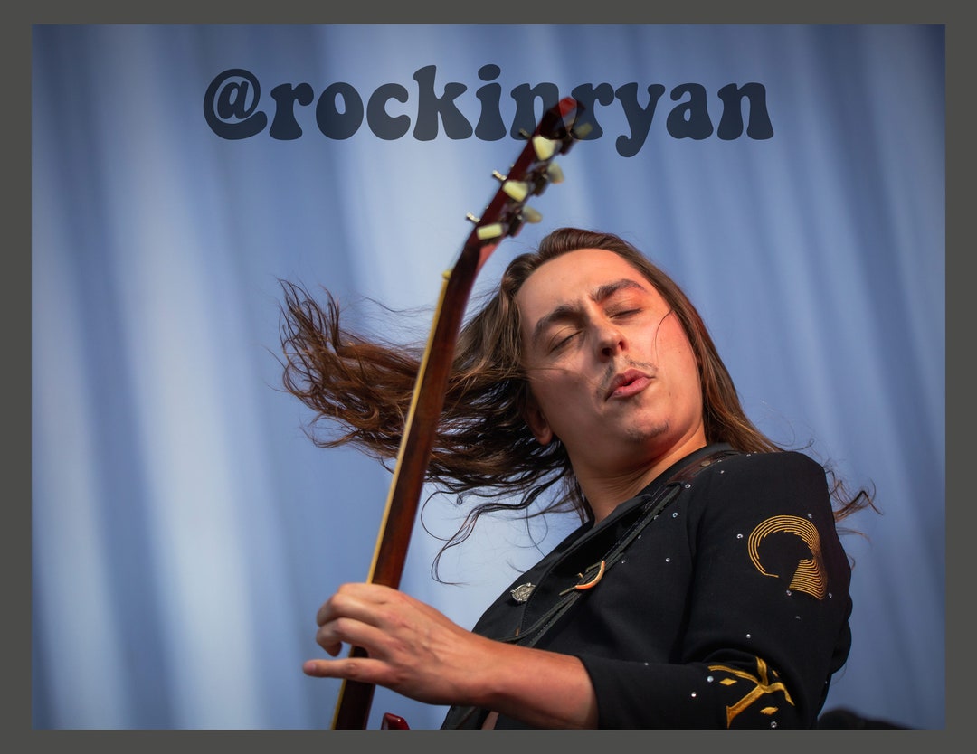Jake Kiszka Greta Van Fleet Taking a Solo Tribute Print Festival 2022 ...