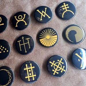 GVF Symbols Tribute Buttons 1.50inch Tbagg Greta Van Fleet Tribute - Etsy