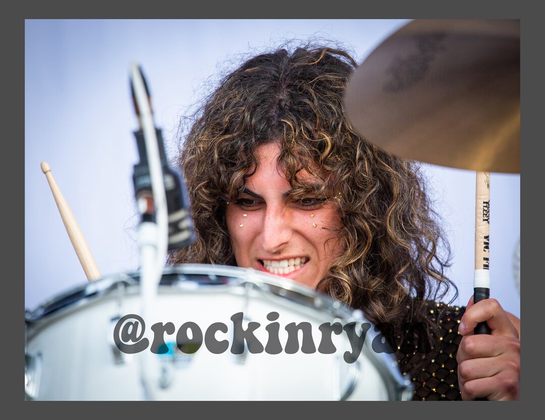 Danny Wagner Greta Van Fleet Live Photo Tribute Print 2022 GVF Poster ...