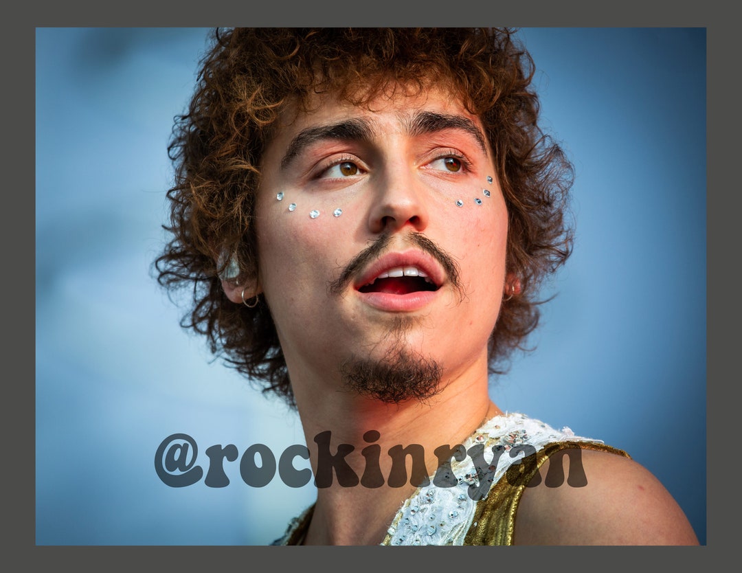 Josh Kiszka Greta Van Fleet Tribute Print GVF Poster Festival - Etsy