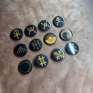 GVF Symbols Tribute Buttons 1.50inch Tbagg Greta Van Fleet Tribute - Etsy
