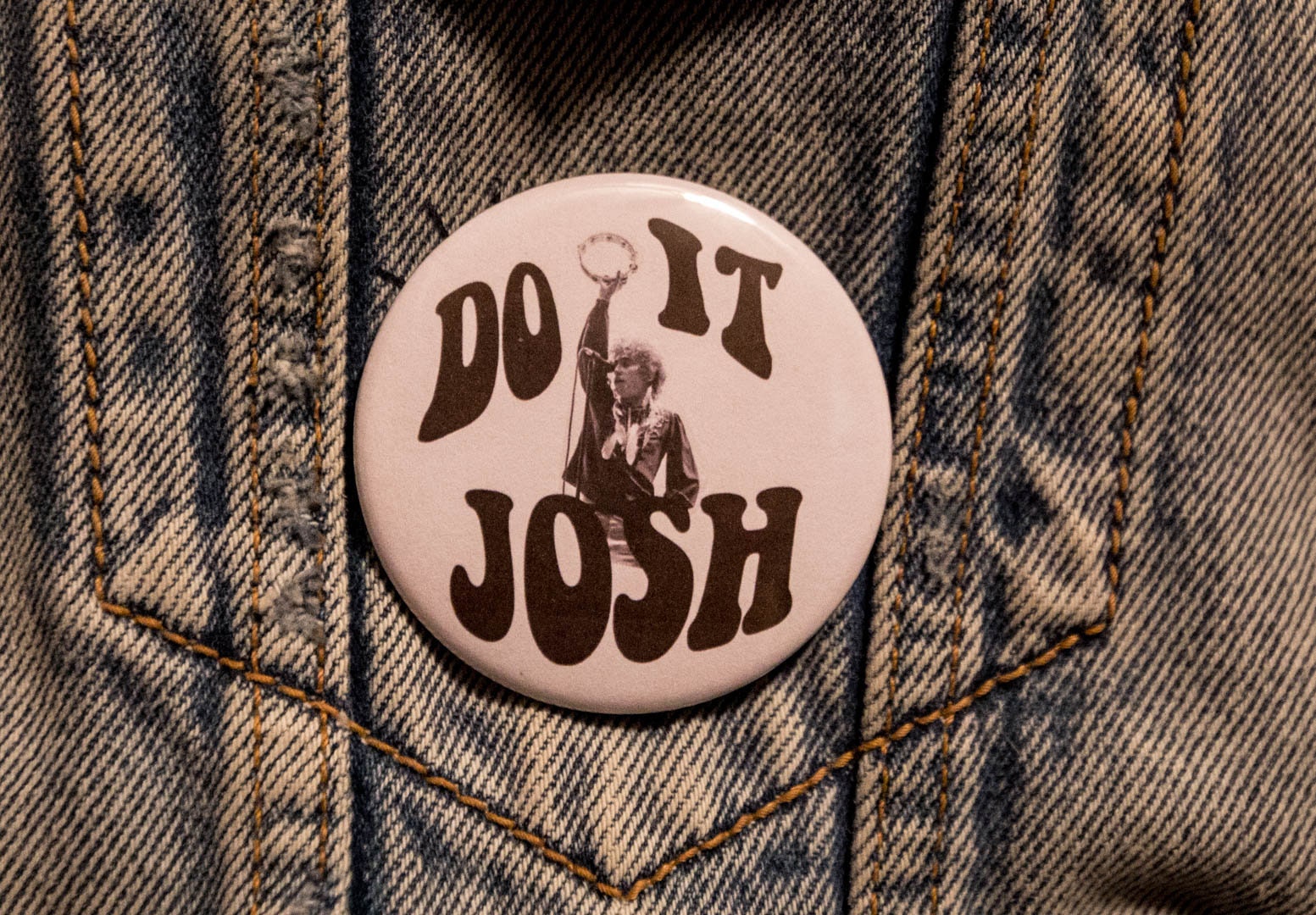 Do It Josh 2.25inch Tribute Button Gvf - Etsy