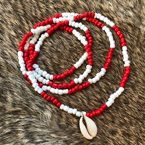 Chango Eleke Collar Ileke de Orisha Santeria IFA Yoruba Lucumi Lukumi ...