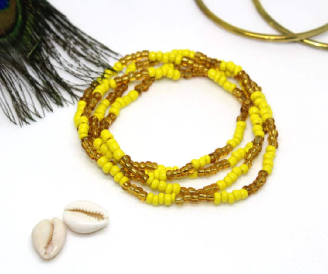 Oshun Eleke Collar Ileke Ochun Orisha Santeria IFA Yoruba Lucumi Lukumi ...