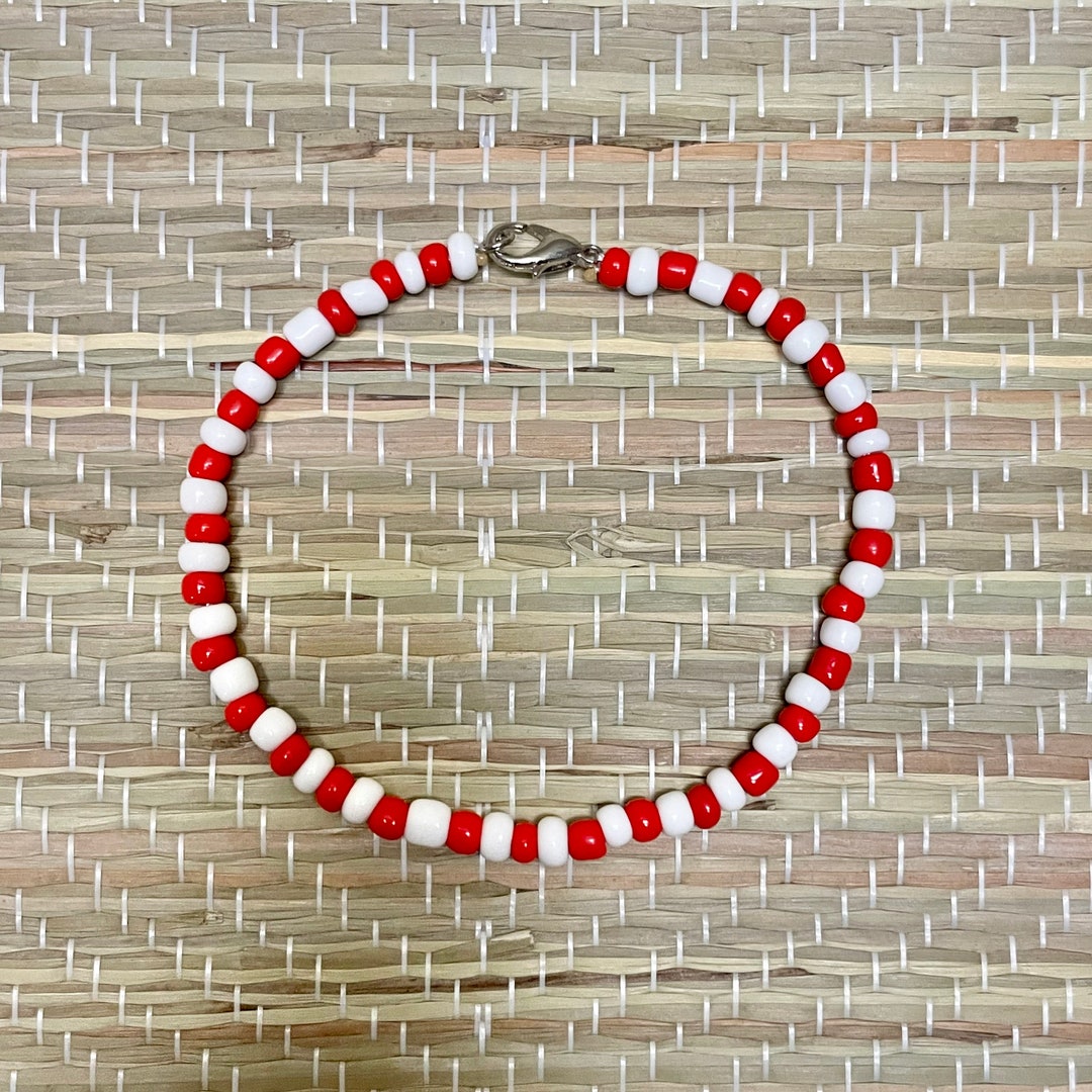 Ide Shango - 8" W/ Clasp - Ifa Santeria Lukumi Ocha Idde Iide Beaded ...