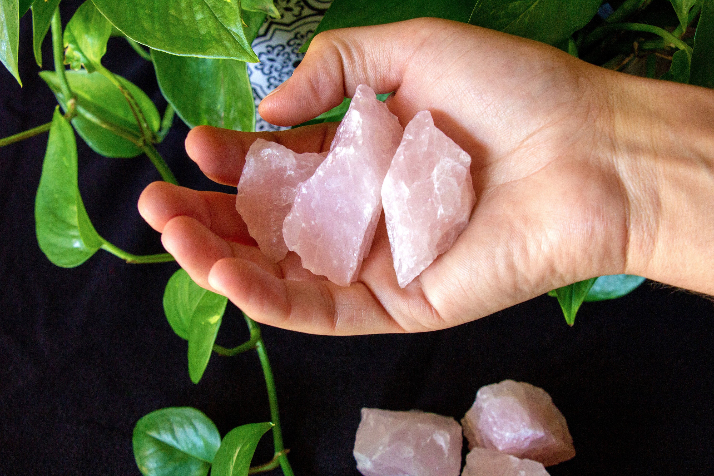 Raw Natural Rose Quartz Crystal