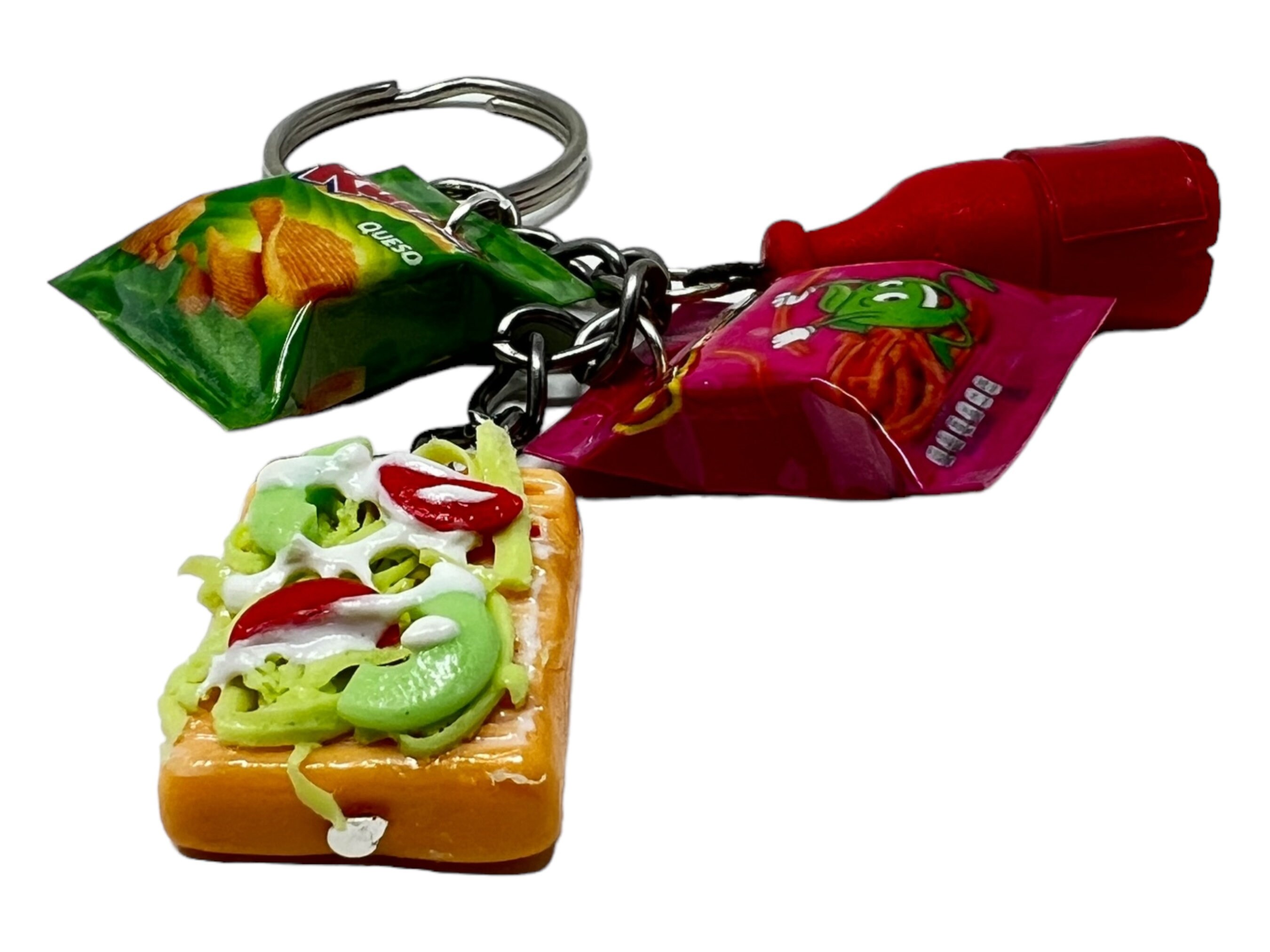 Mexican Keychain - Llaveros Mexicanos Torta,ruffles, Churrumais, Fanta ...