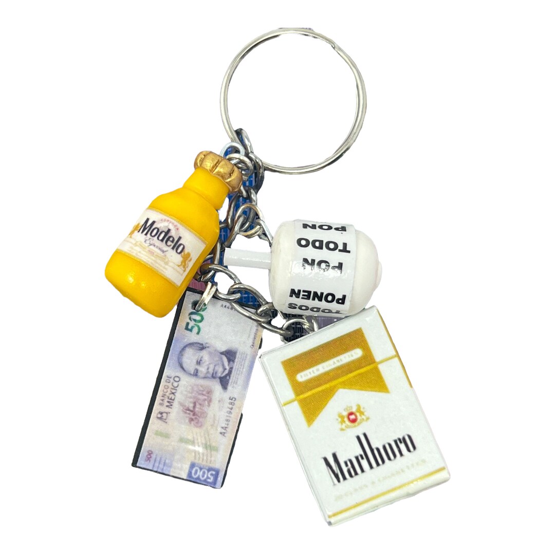 Mexican Keychain Llaveros Modelo Marlboro Toma Todo Peso - Etsy