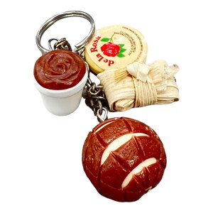 Mexican Keychain - Llaveros Mexicanos Concha, Mazapan, Tamal, Chocolate ...