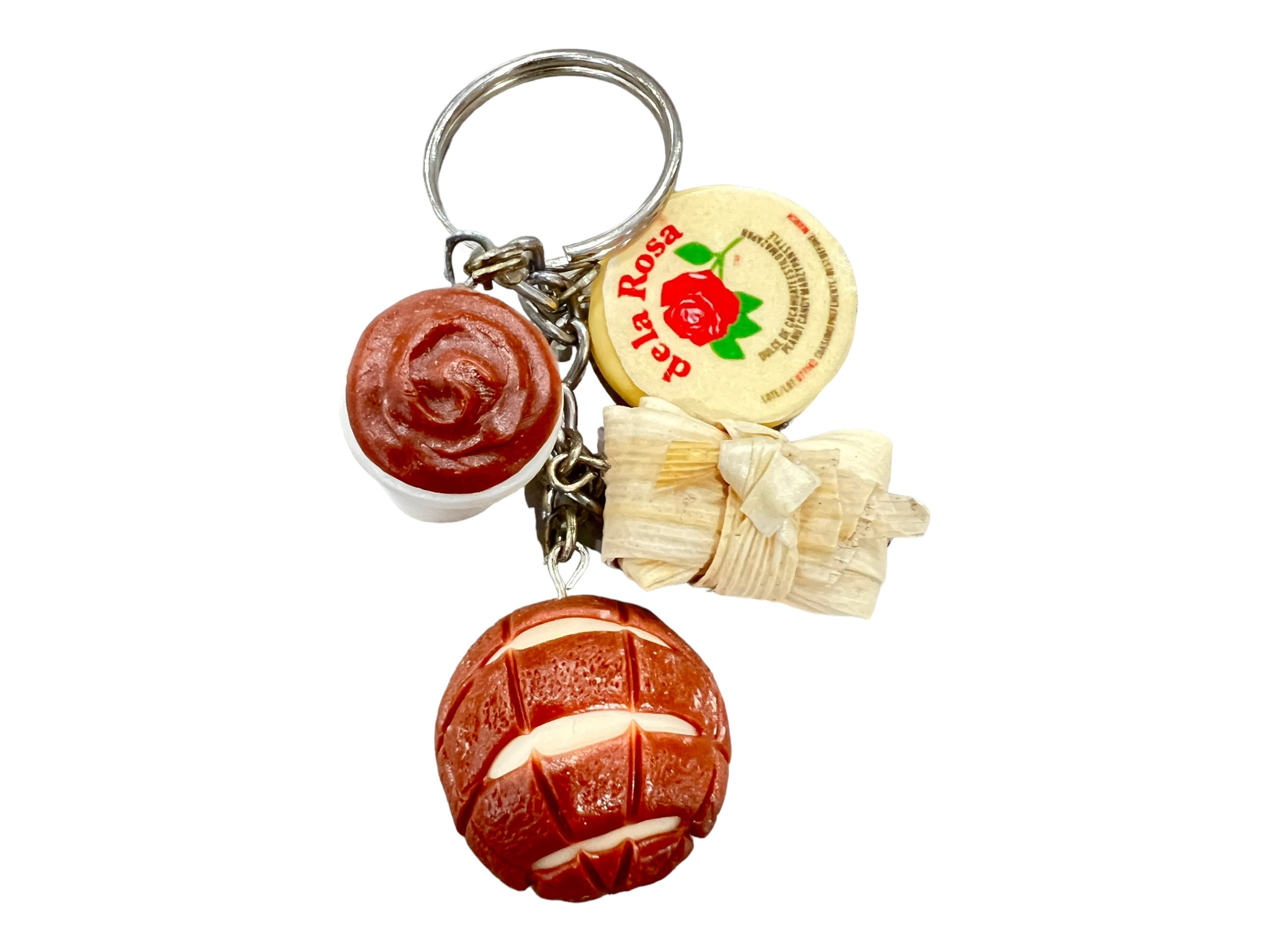 Mexican Keychain - Llaveros Mexicanos Concha, Mazapan, Tamal, Chocolate ...