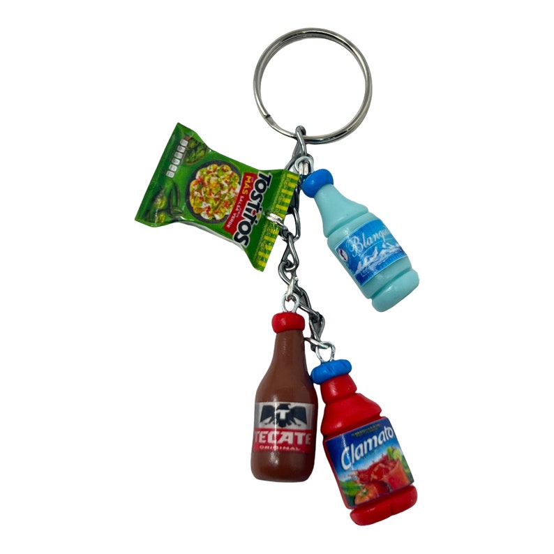 Mexican Keychain Llaveros Mexicanos Micheladas Tecate - Etsy