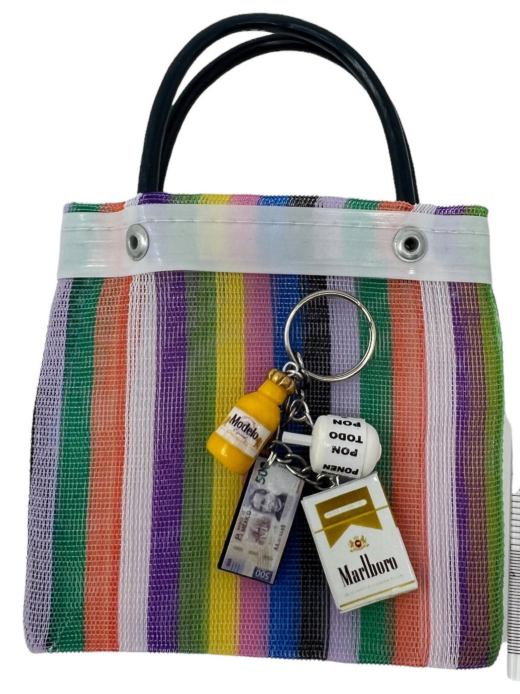 Mexican Keychain - Llaveros Modelo, Marlboro, Toma Todo, Peso - Etsy