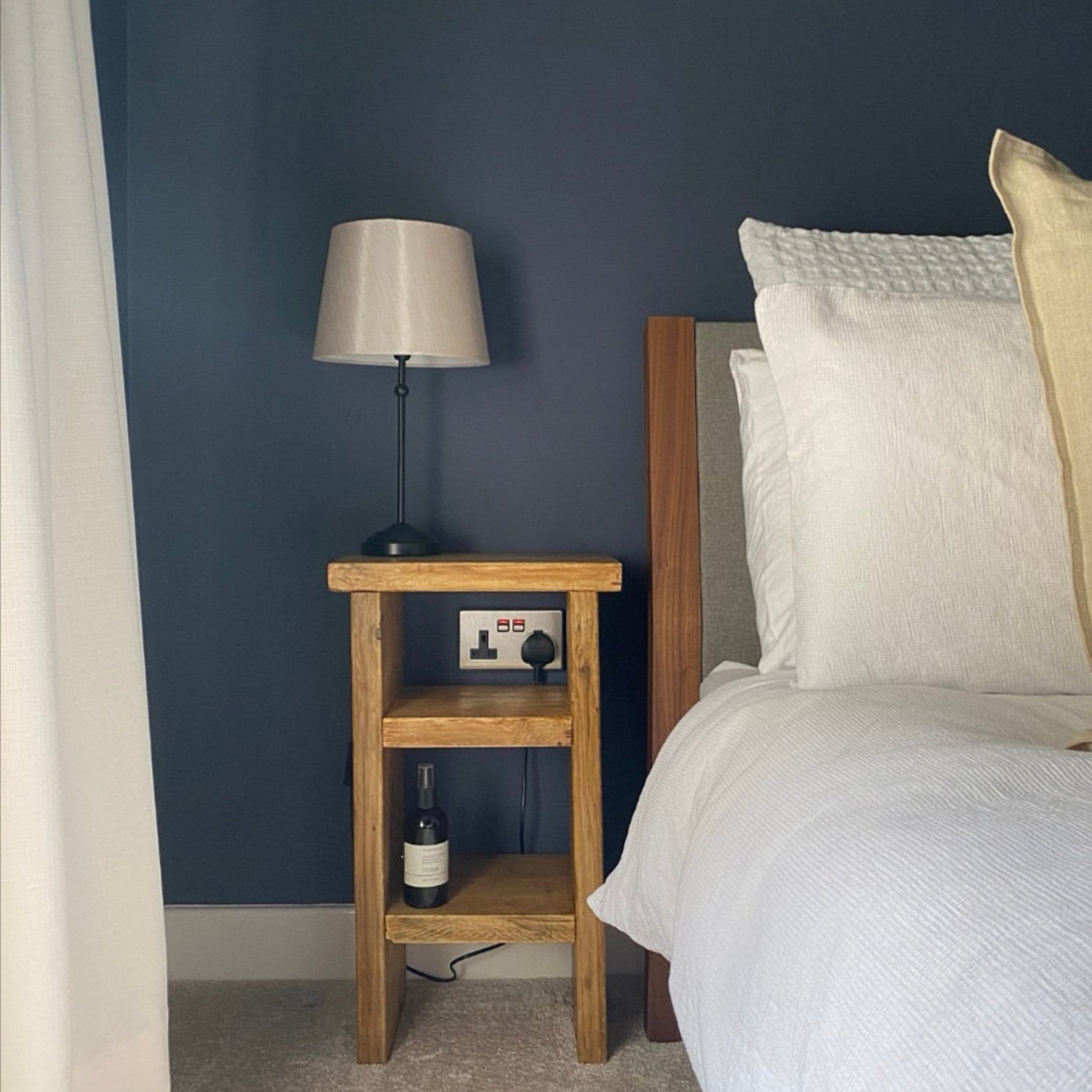 Handmade Pair of Rustic Reclaimed Bedside Tables - Etsy UK