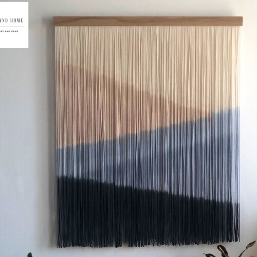 Abstract Contemporary Dyed Fiber Art - Etsy