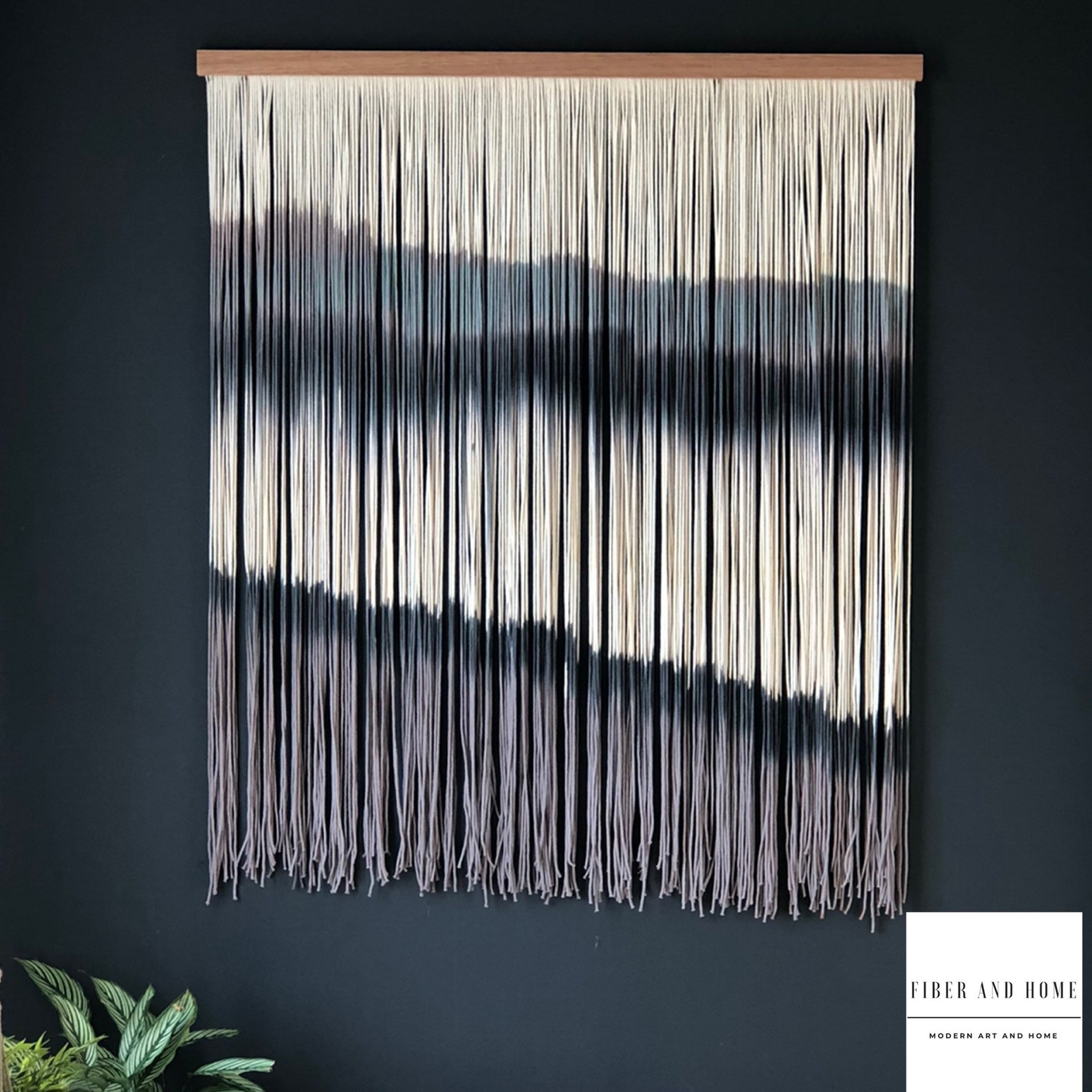 Abstract Contemporary Dyed Fiber Art - Etsy