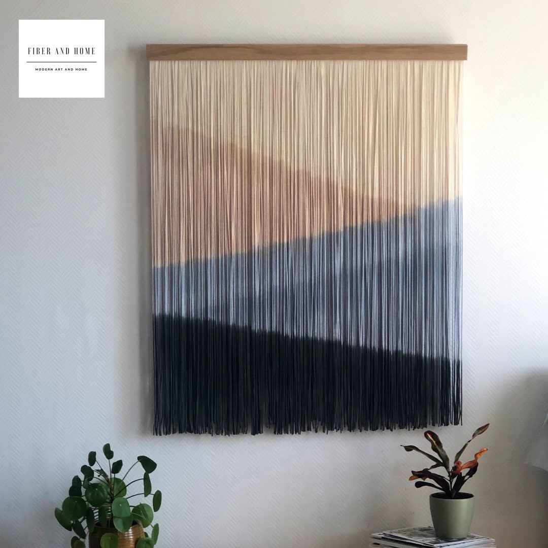 Abstract Contemporary Dyed Fiber Art - Etsy Nederland