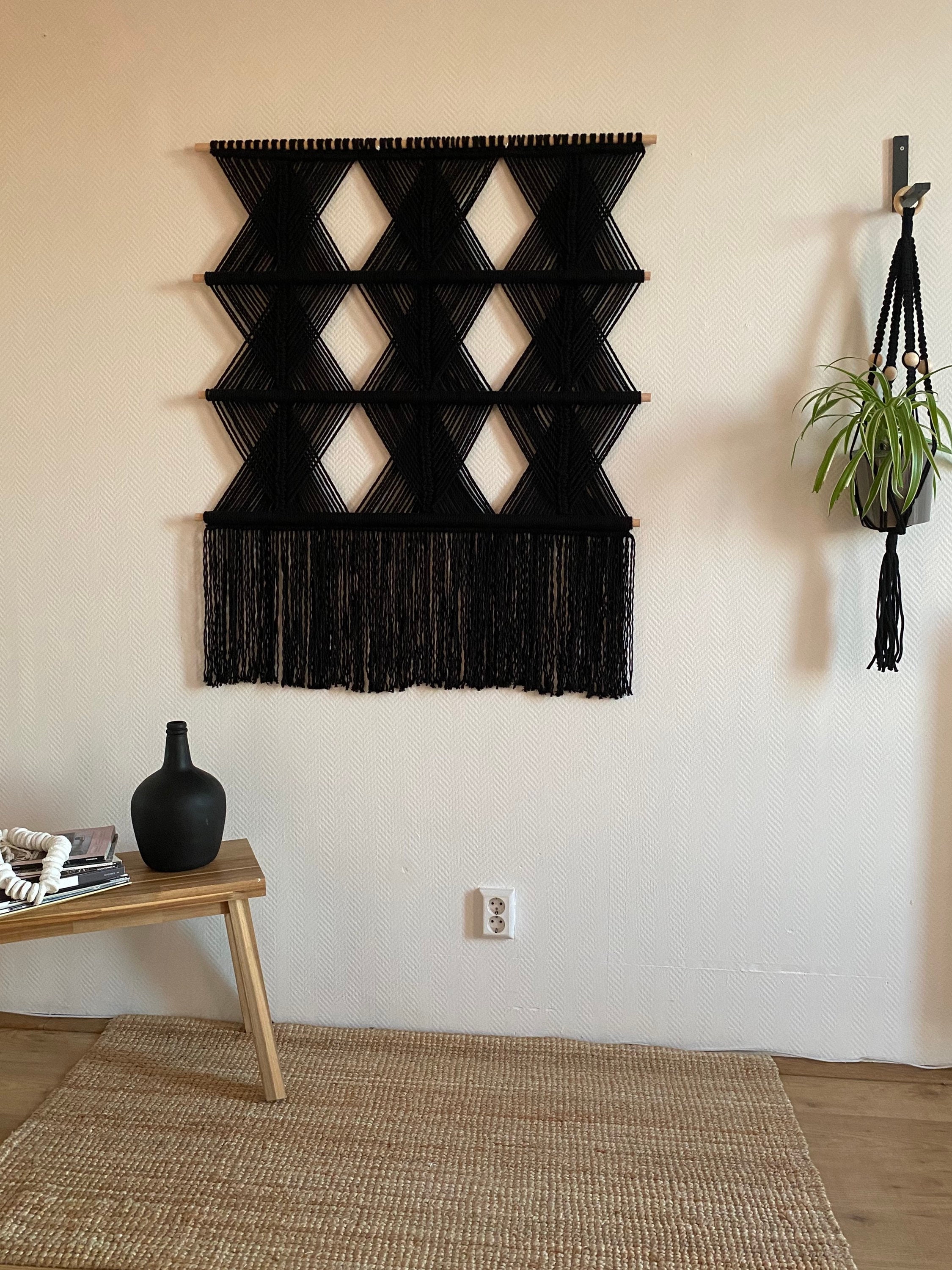 Geometric Macrame Wall Hanging - Etsy Nederland