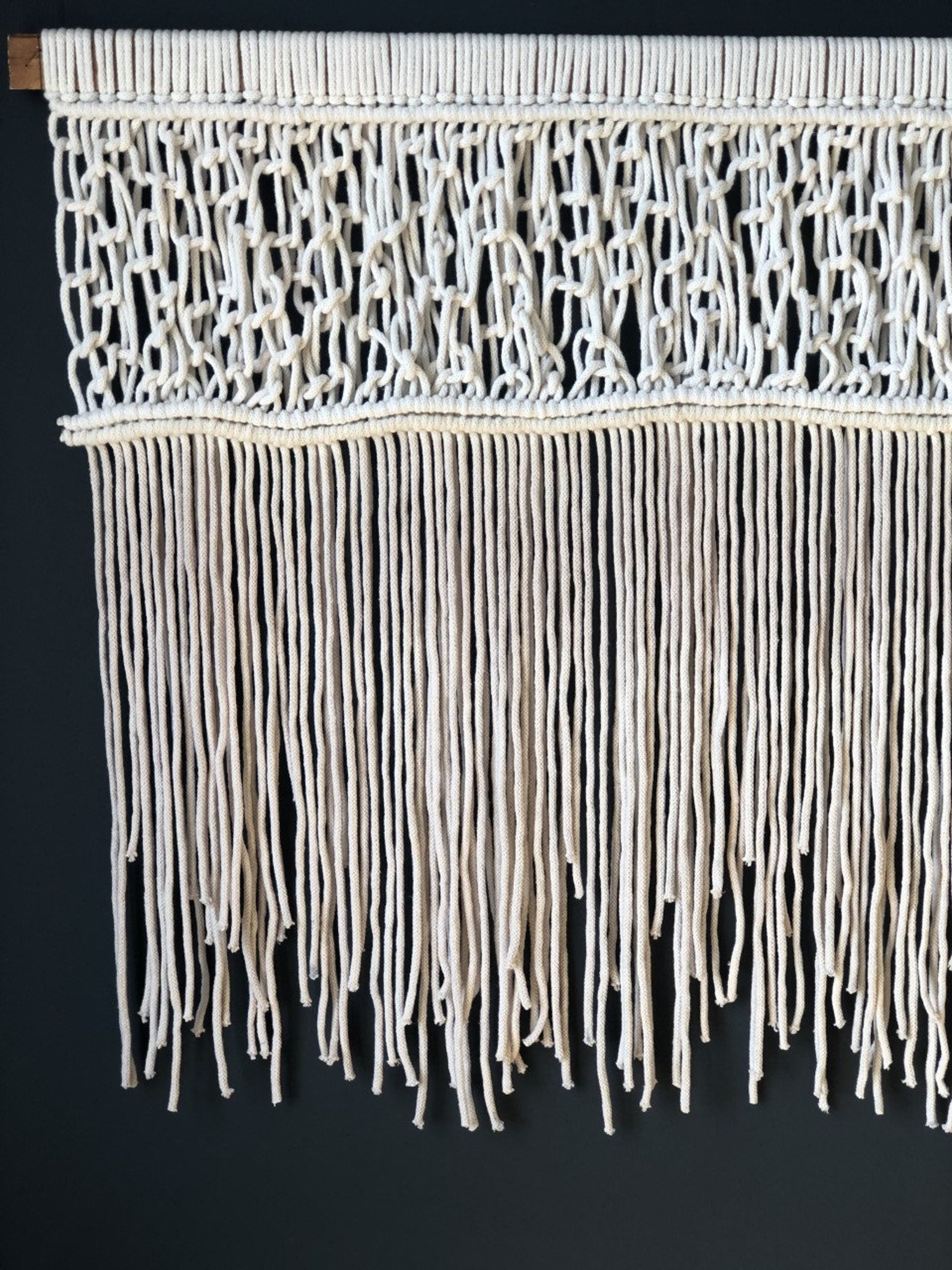 Modern Contemporary Macrame Fiber Art -Bree - Etsy Nederland