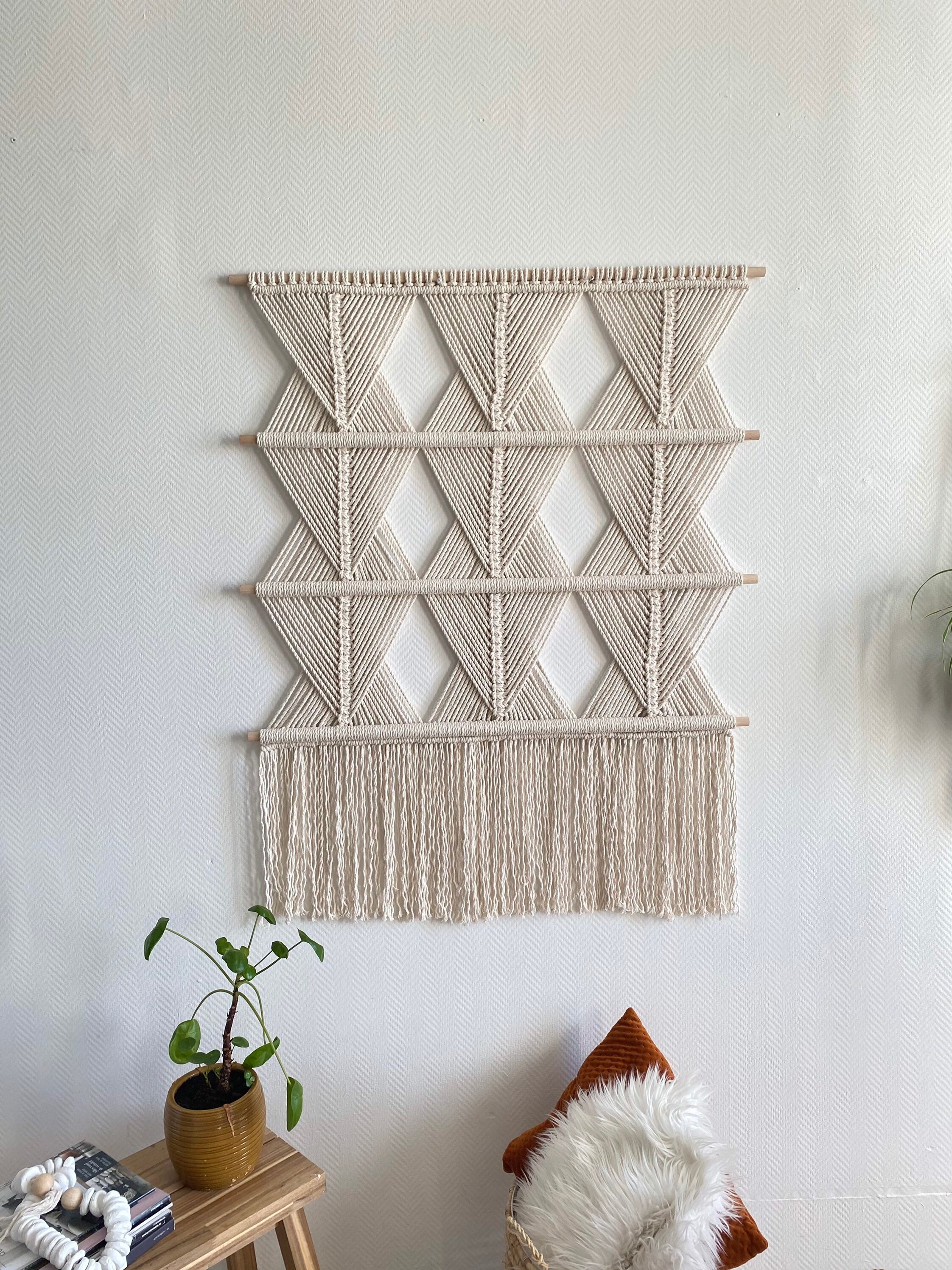 Geometric Macrame Wall Hanging - Etsy Nederland