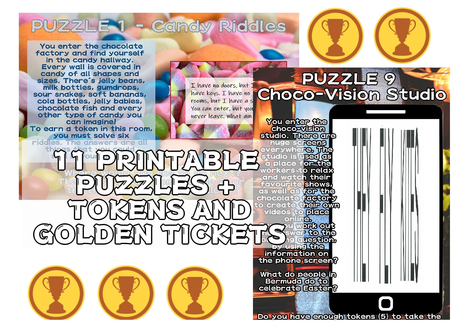 Easter Game, Easter Puzzles, Easter Scavenger Hunt, Kids Escape Room ...