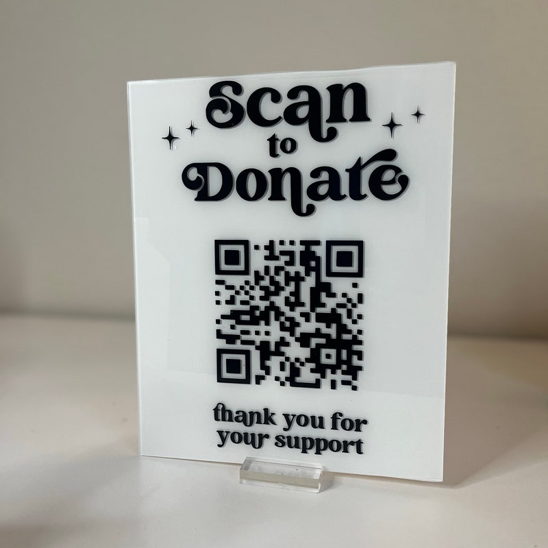 Donation Sign - Etsy