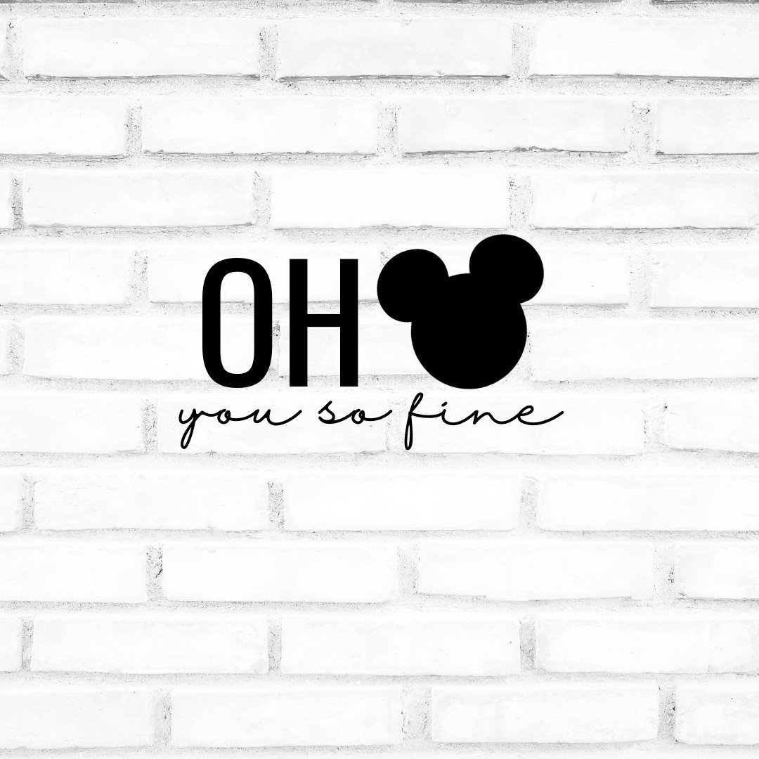 Oh Mickey you So Fine PNG con archivo transparente - Etsy México