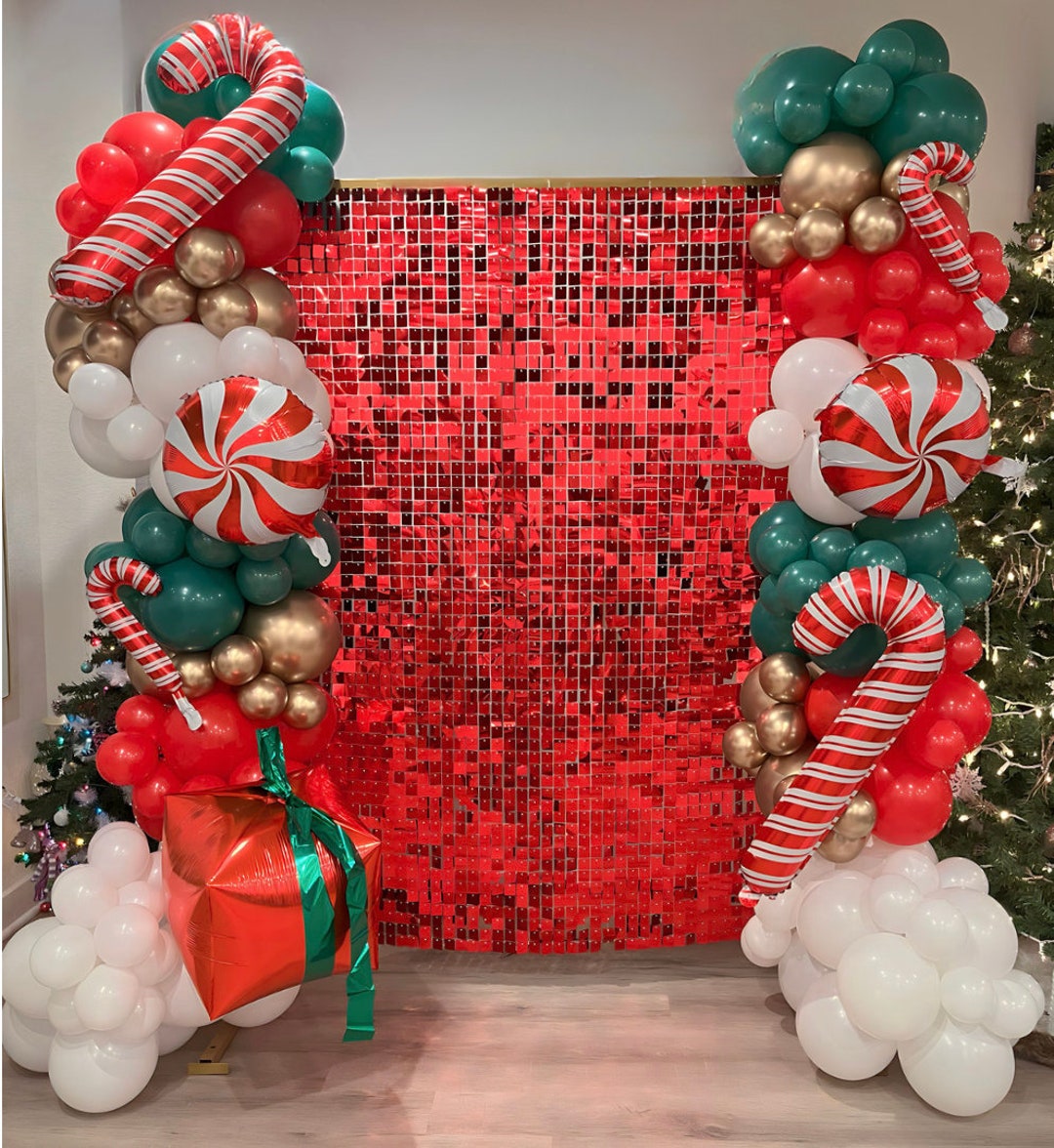 RENTAL: Holiday Backdrop and Balloon Garland Rental, Chesapeake VA ...