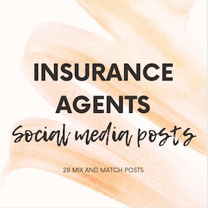 Social Media Posts for Life Insurance Agents - Etsy