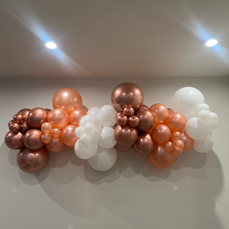Rose Gold Balloon Garland - Etsy