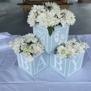 Baby Blocks Template PNG Transparent File for Baby Shower Centerpiece ...