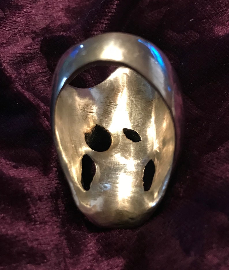 The Reaper Heavy Sterling Silver Grim Reaper Ring - Etsy