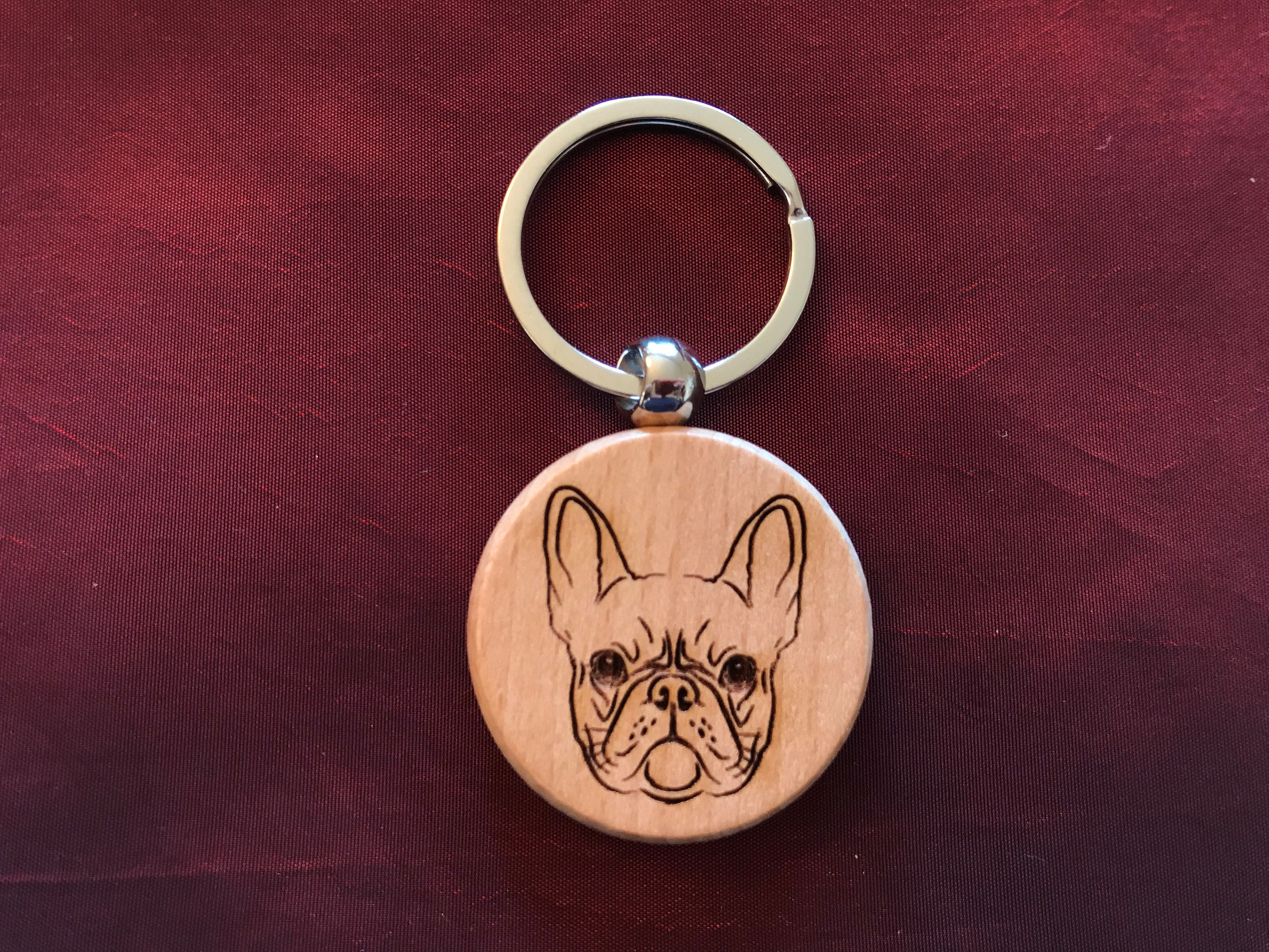 New Personalized Keychain French Bulldog Free Shipping - Etsy Australia