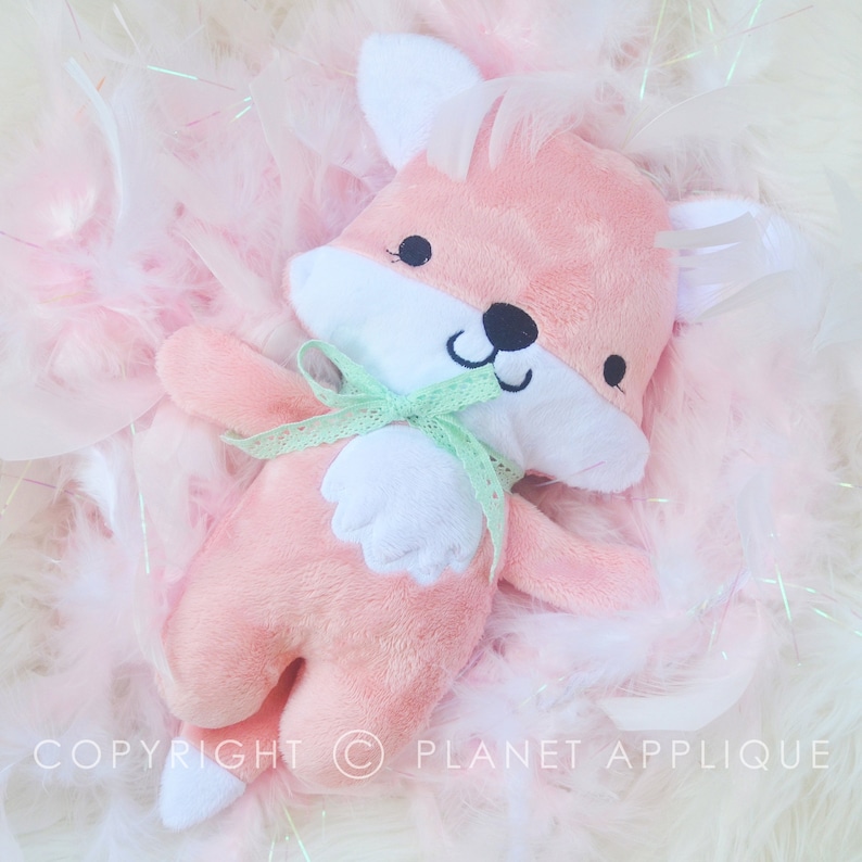 In the Hoop Freya Fox Plush Softie Design for Machine - Etsy