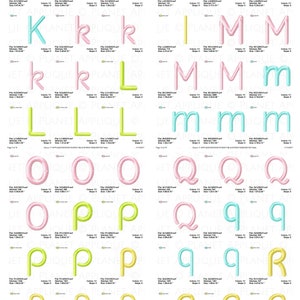 Emmaline Alphabet Monogram Font Machine Embroidery Designs - Etsy