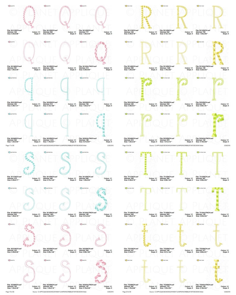 Juniper Scribble Sketch Font Machine Embroidery Designs - Etsy