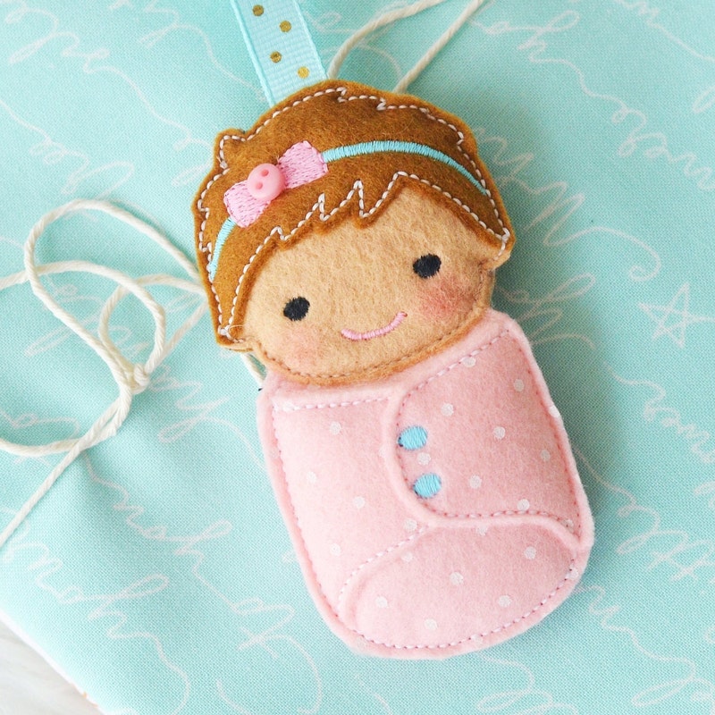 Baby Swaddle Ornament - Etsy UK