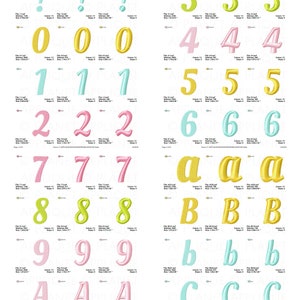 Melissa Script Monogram Font Alphabet Machine Embroidery Designs ...