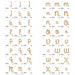 Rope Script Monogram Font Alphabet Machine Embroidery Designs Nautical ...