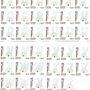 Happy Camper Applique Alphabet Monogram Font Machine Embroidery Design ...