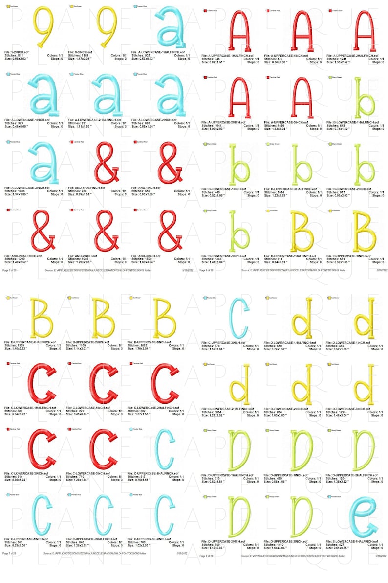 Shiloh Script Monogram Font Alphabet Machine Embroidery Designs ...