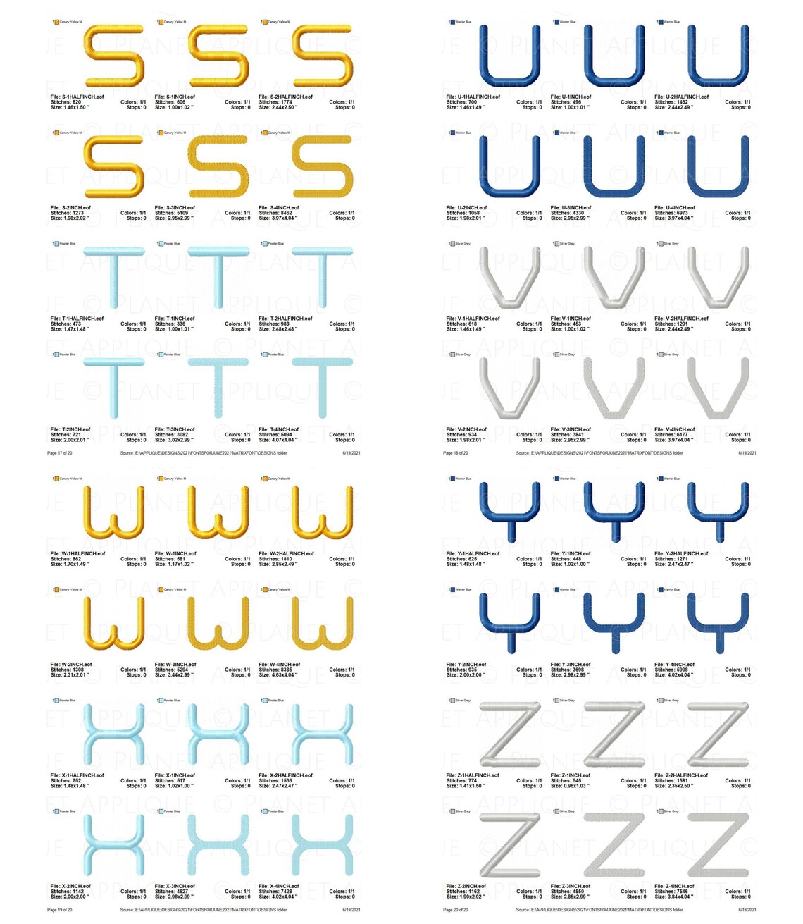 Matrix Monogram Font Alphabet Machine Embroidery Design Plain | Etsy