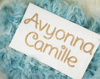 Rope Script Monogram Font Alphabet Machine Embroidery Designs Nautical ...